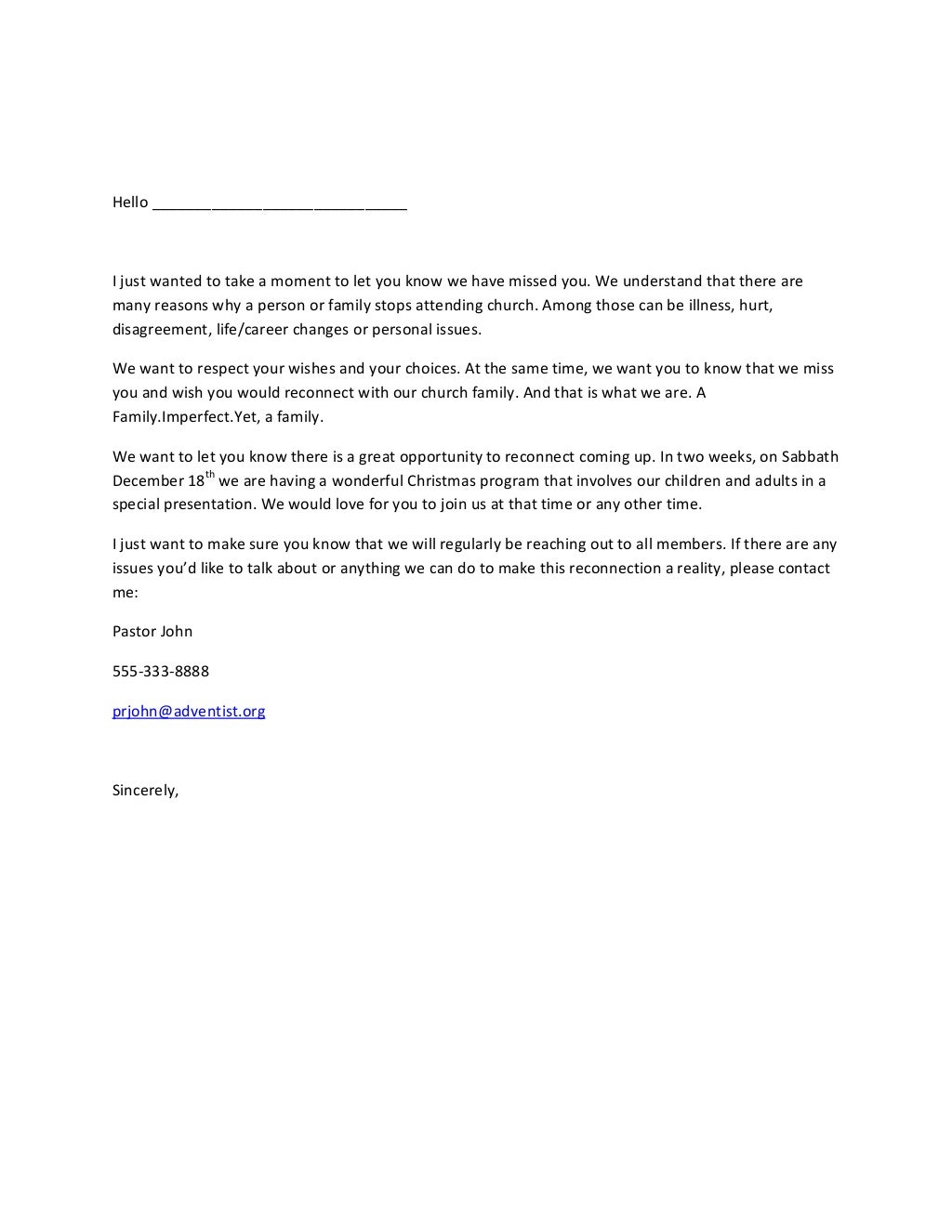 Sample Letter For Reclaiming Members sample-letter-for-reclaiming-members