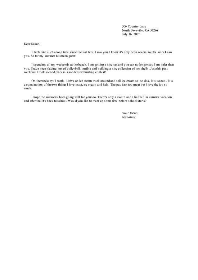 Sample letters (2) | DOCX