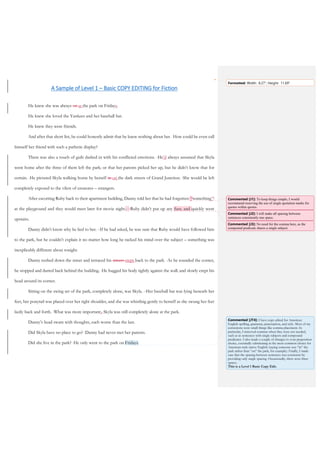 Sample library fiction level 1 copy edit | PDF | Baseball | Sports
