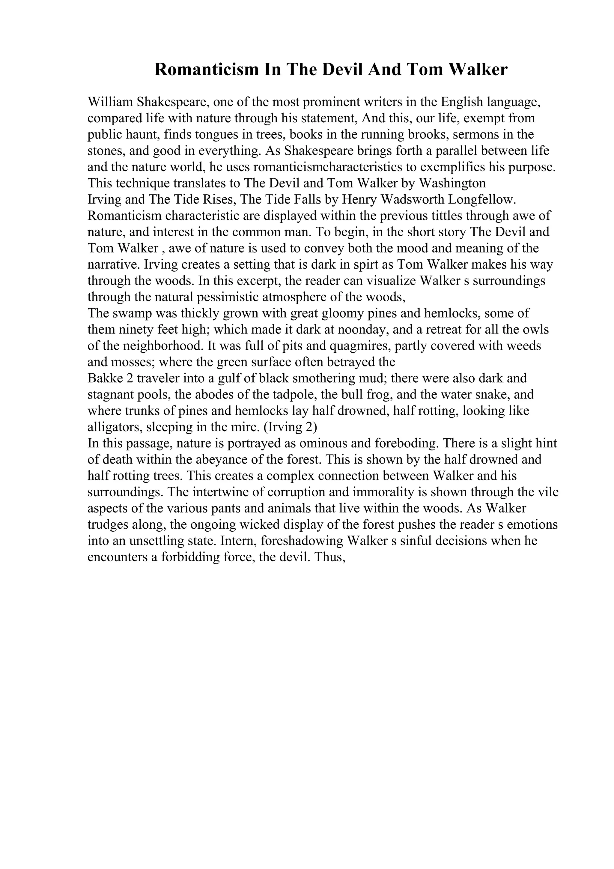 Sample Literary Analysis Essay | PDF