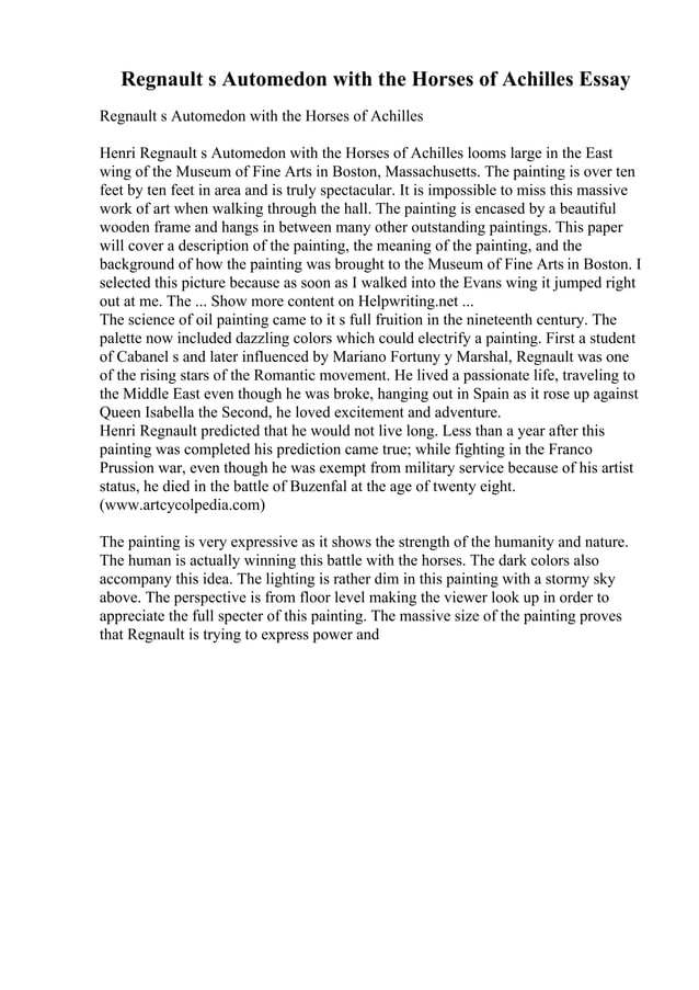 Sample Literary Analysis Essay | PDF