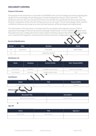 Sample lld document v1.0 | PDF