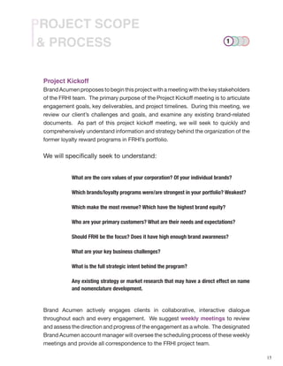 Sample Loyalty Rewards Identity Proposal | PDF