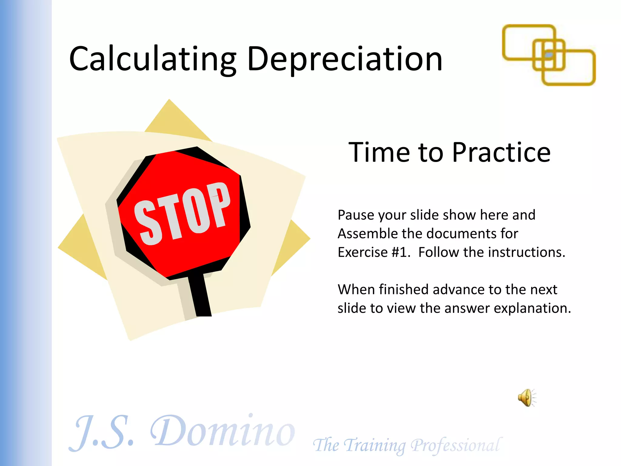 Sample MACRS Depreciation | PPSX