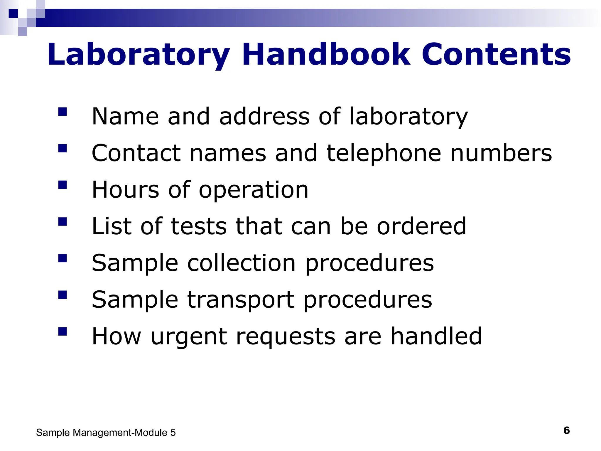 sample management laboratory sample .ppt