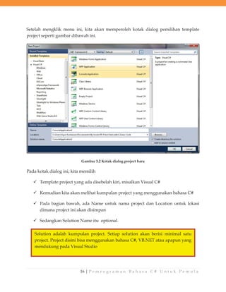 Seri Belajar Mandiri - Pemrograman C# Untuk Pemula | PDF