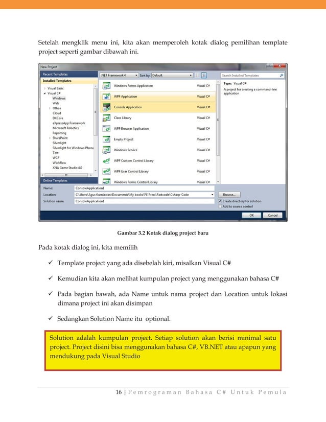 Seri Belajar Mandiri - Pemrograman C# Untuk Pemula | PDF