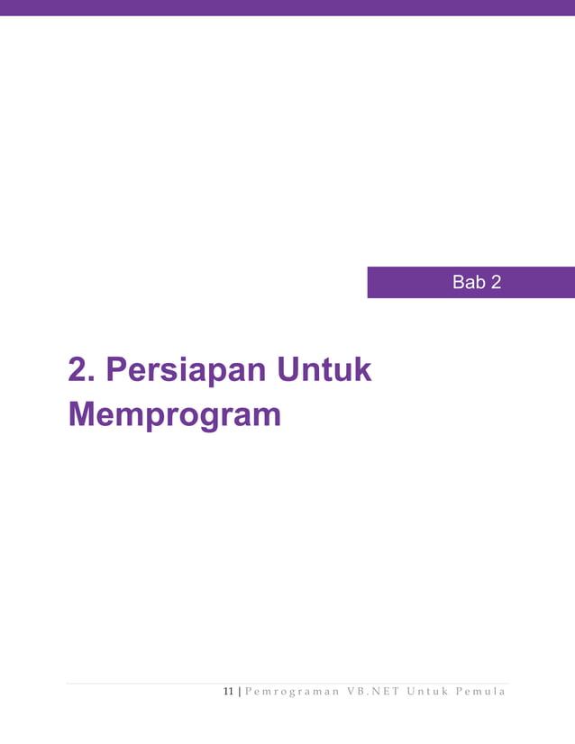 Seri Belajar Mandiri – Pemrograman VB.NET Untuk Pemula | PDF