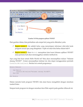 Seri Belajar Mandiri – Pemrograman VB.NET Untuk Pemula | PDF