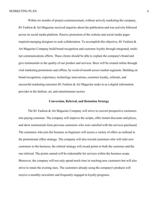 Sample marketing plan | PDF