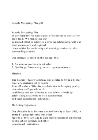 Sample Marketing Plan.pdfSample Marketing Plan In our co.docx