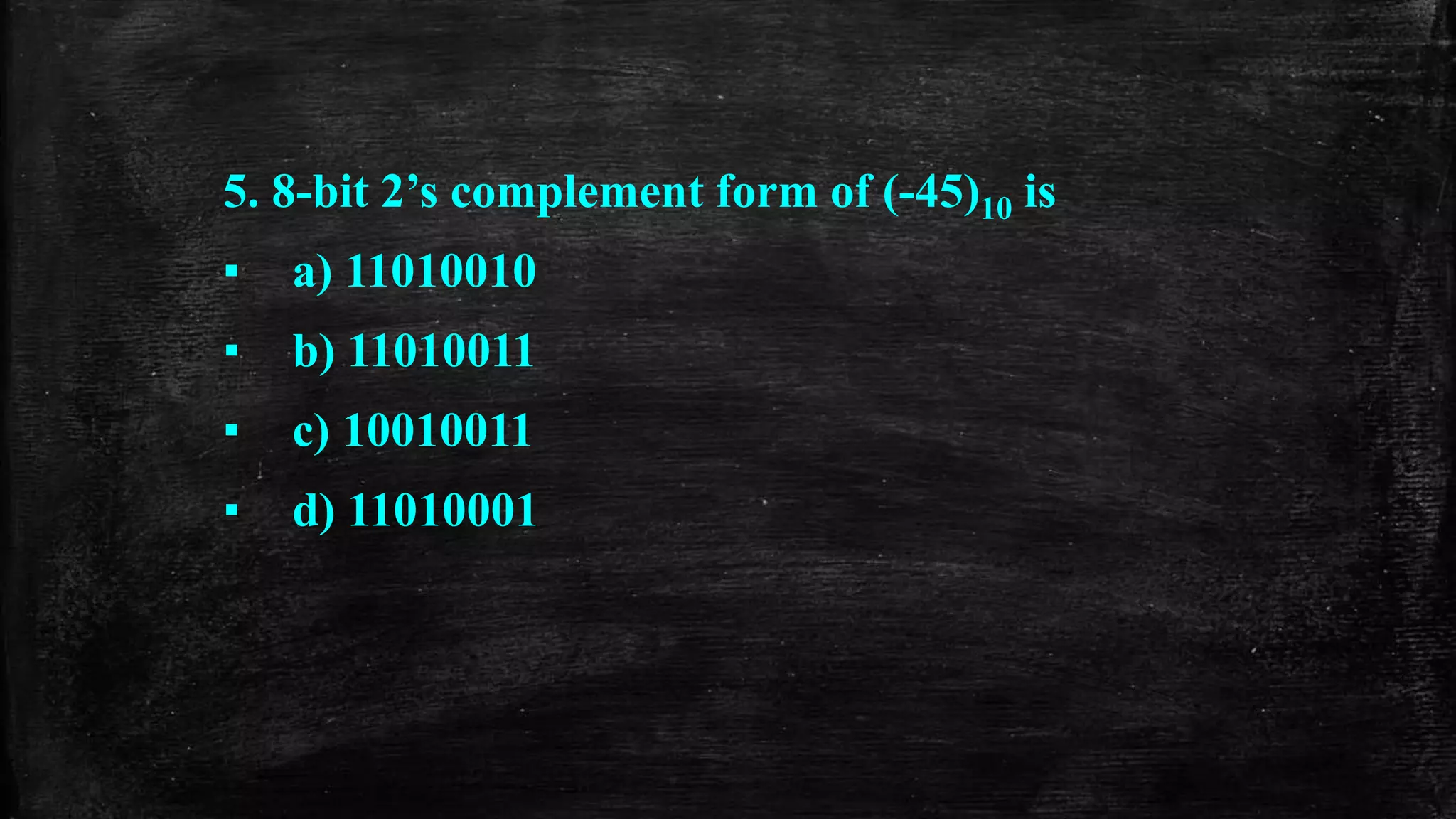 Sample mcq questions unit1 | PPTX