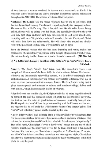 MEG 001 British Poetry | PDF