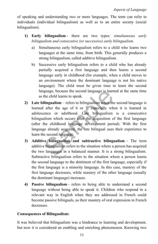 MEG004 Aspects of Language | PDF