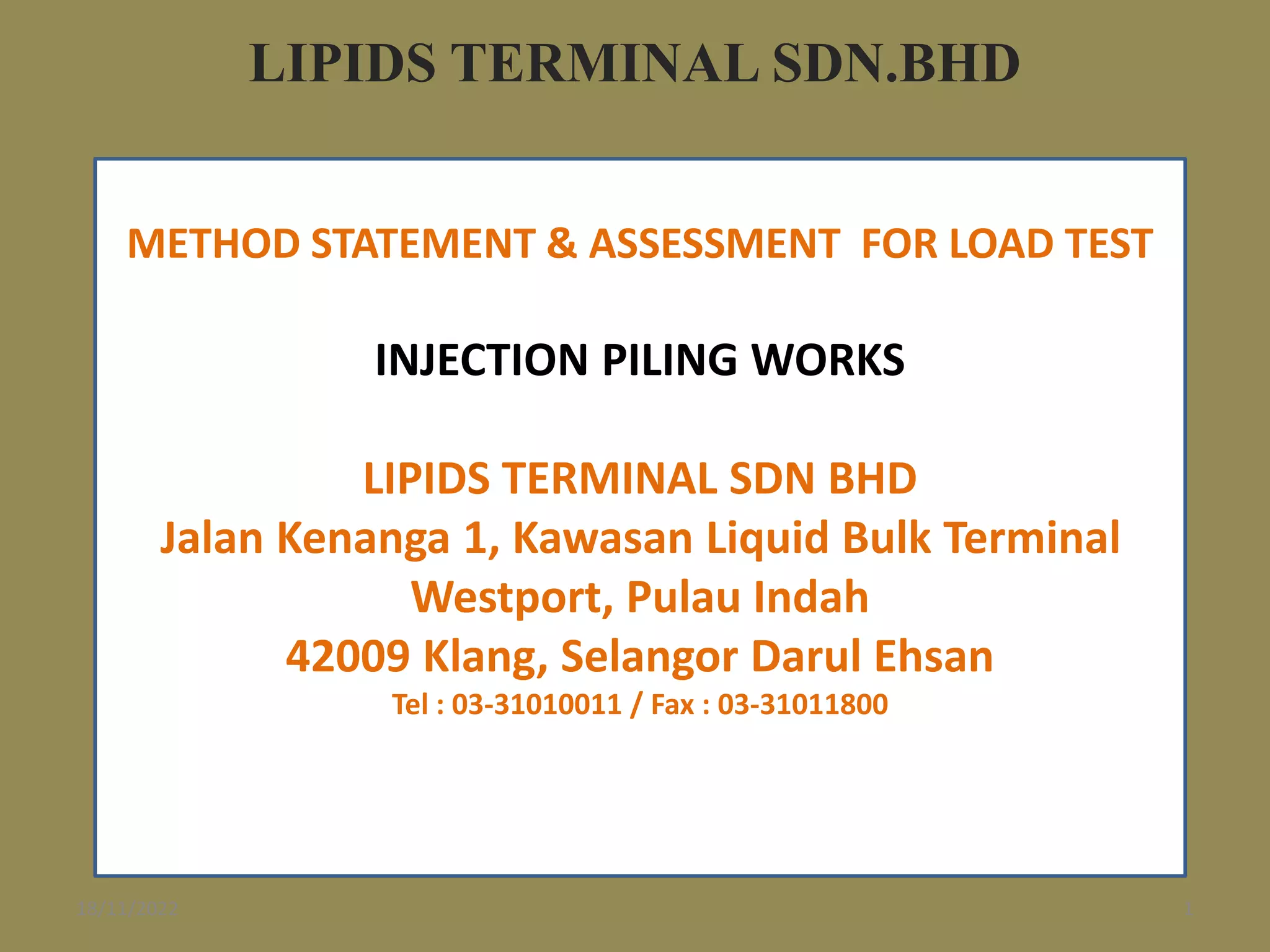 METHOD AND ASSESSMENT FOR LOAD TEST.ppt