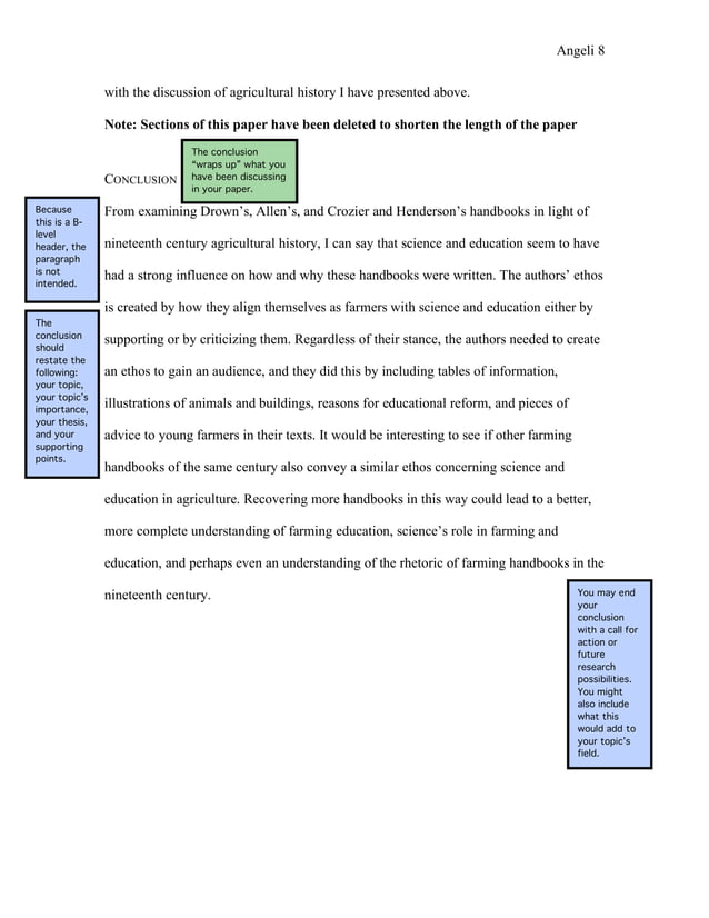 Sample mla 7 paper w annotations from owl at purdue university | PDF