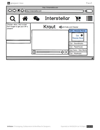 Interstellar Interactive Mockup 1 | PDF