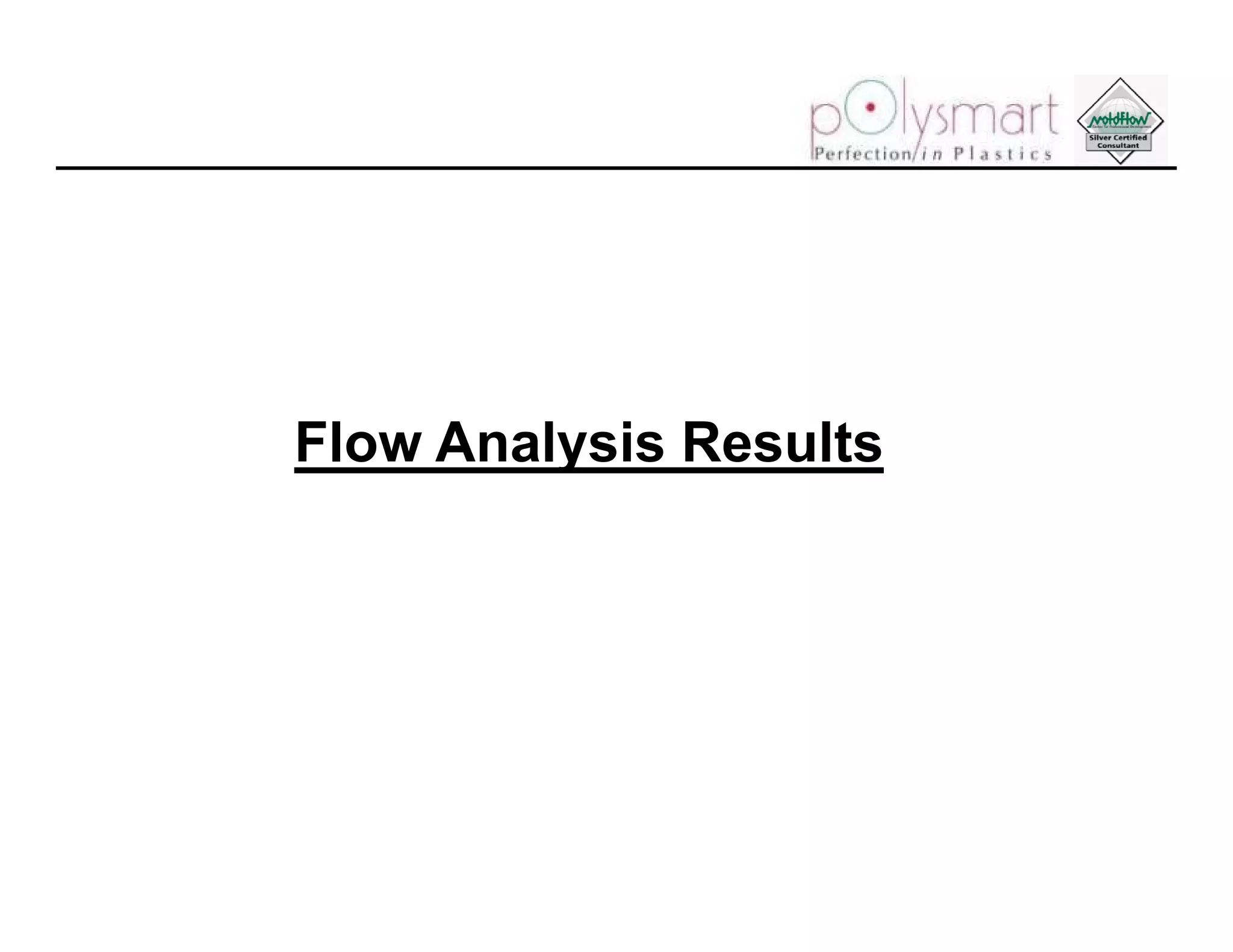 Sample Moldflow Analysis Report For Automotive Part | PDF