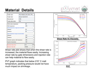Sample Moldflow Analysis Report For Automotive Part | PDF