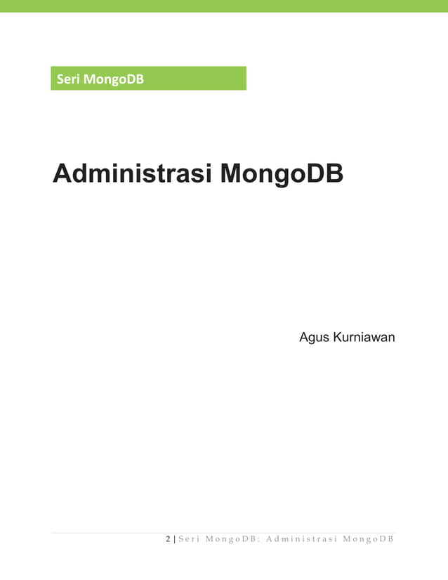 Administrasi MongoDB | PDF