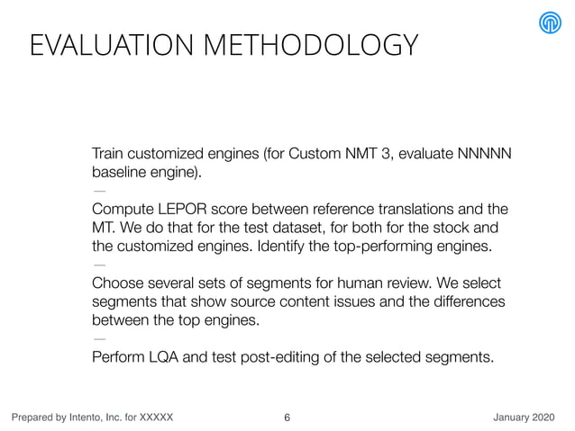 Sample MT Evaluation Report | PPT