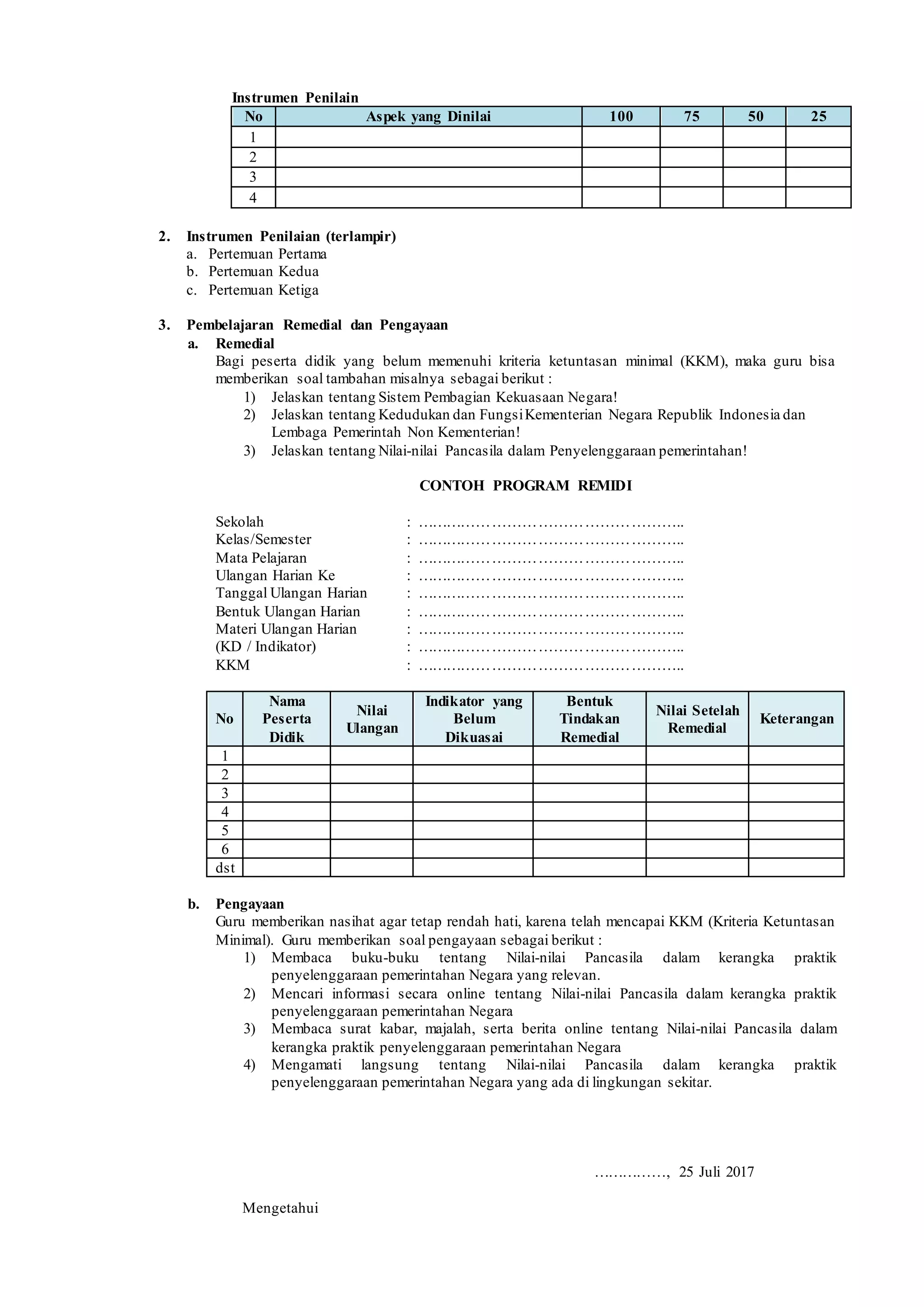 RPP Matematika wajib 11 revisi | PDF