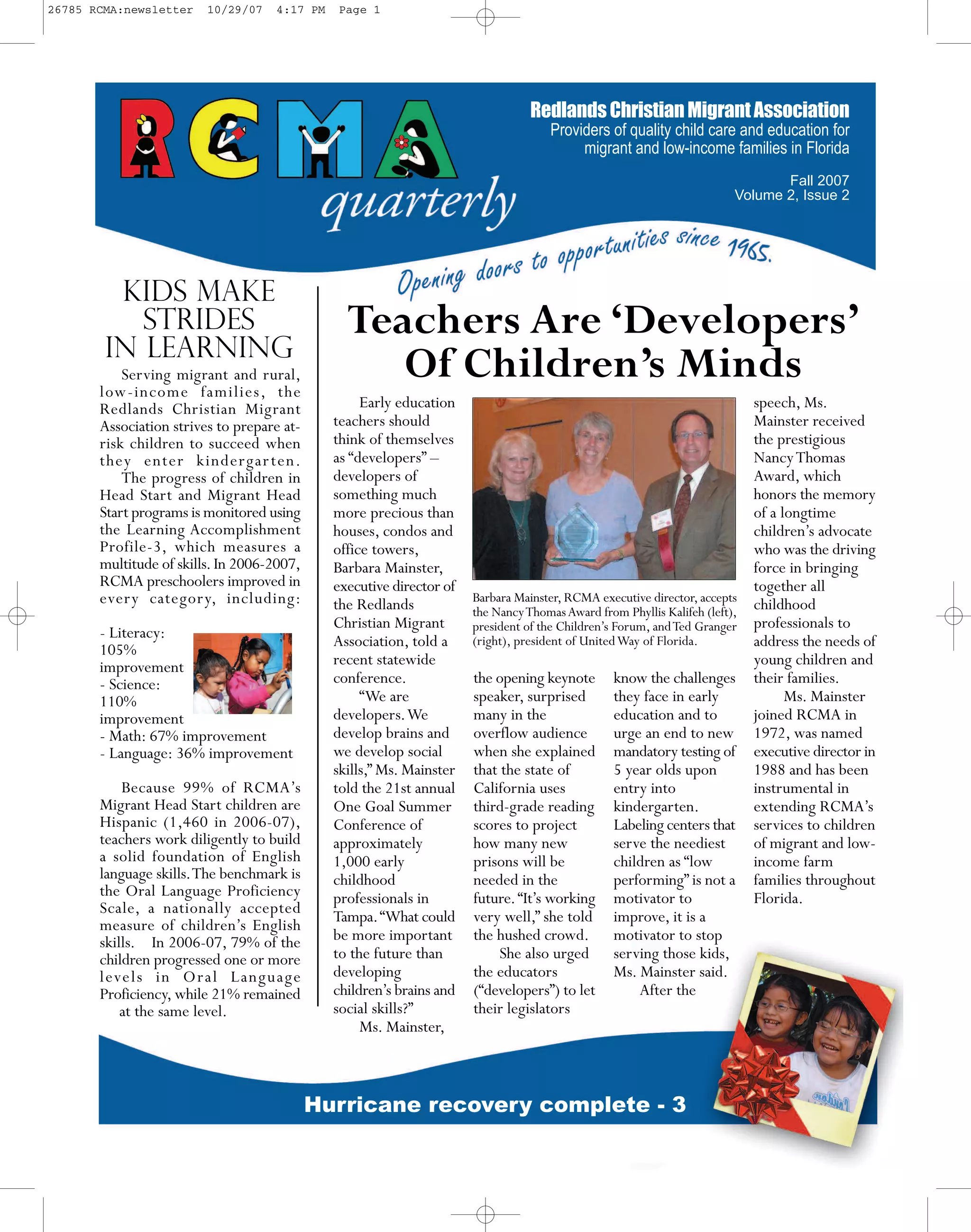 Sample newsletter | PDF