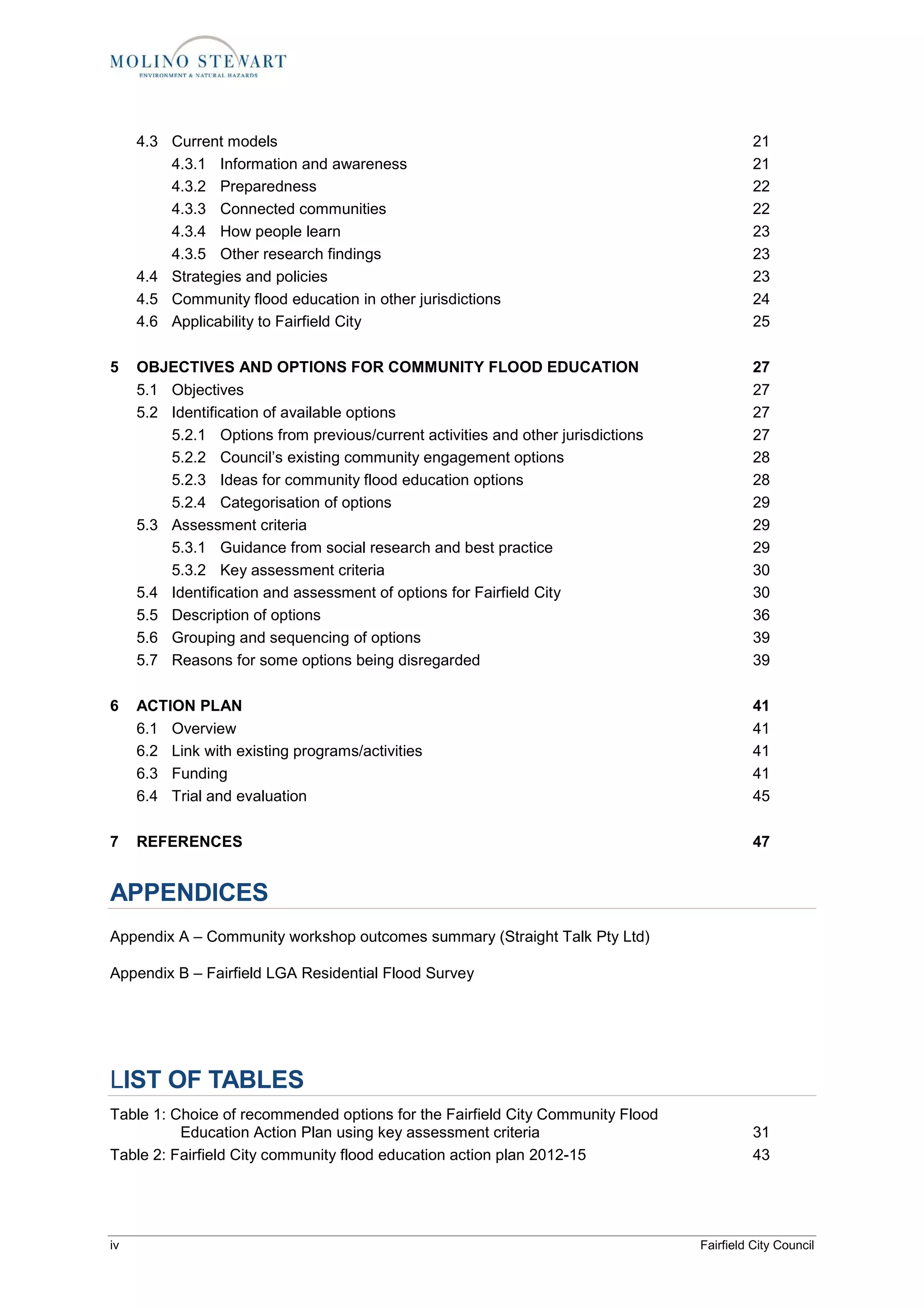 Sample of a community flood education study and plan | PDF