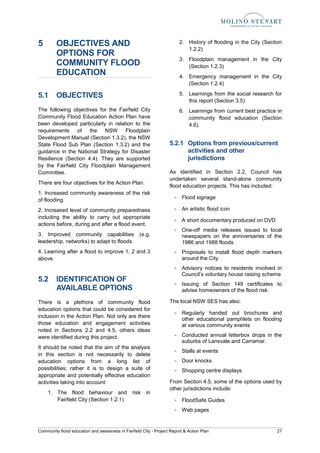 Sample of a community flood education study and plan | PDF
