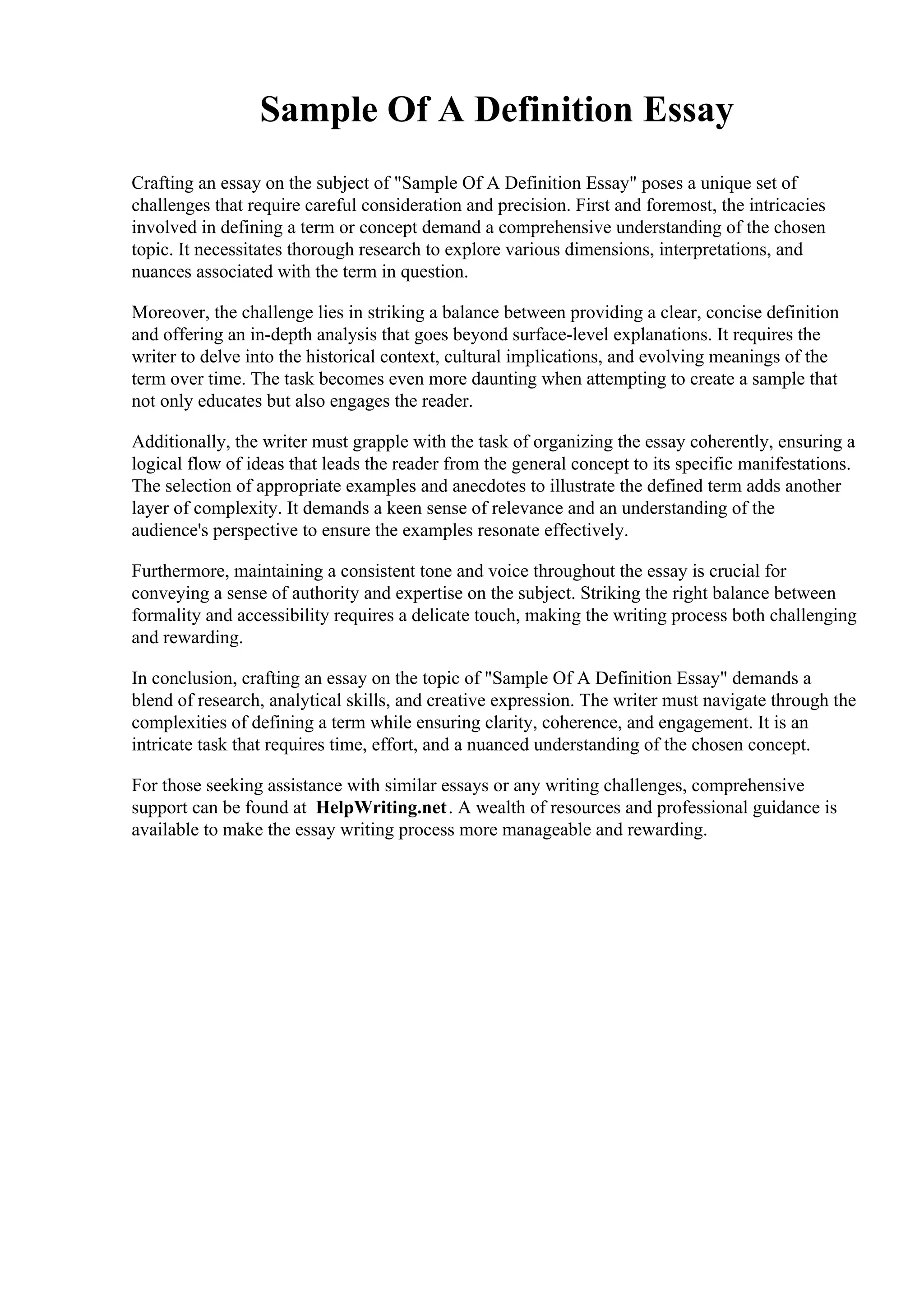 Sample Of A Definition Essay.pdf