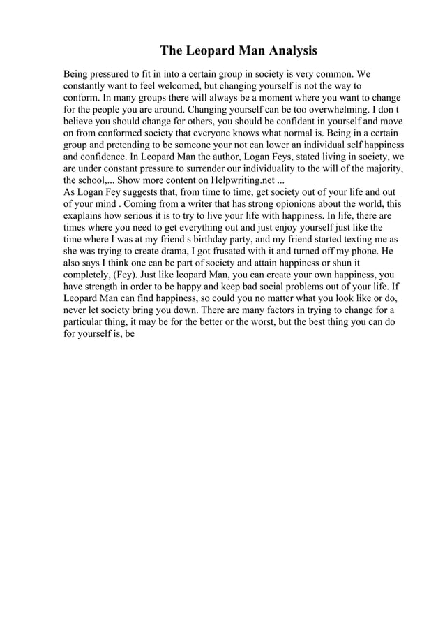 Sample Of A Descriptive Essay | PDF