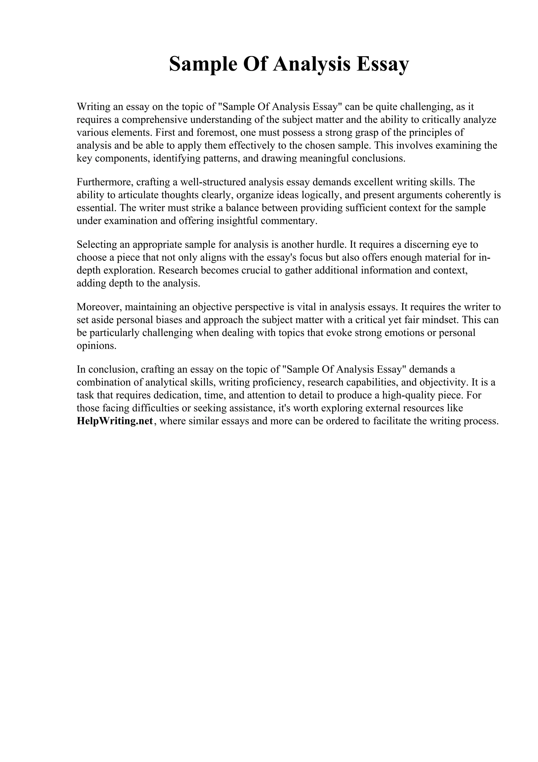 Sample Of Analysis Essay.pdf