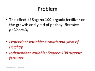 Dacota_blue: Sample of a scientific study | PPTX