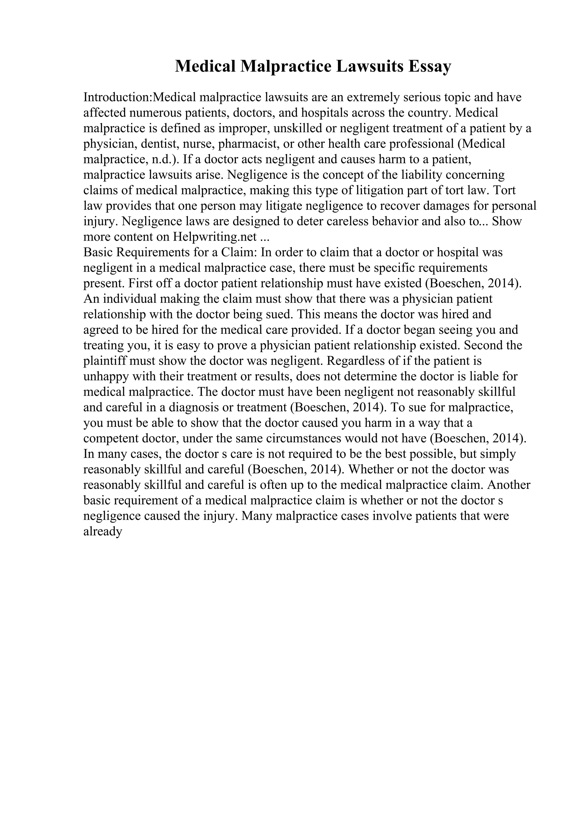 Sample Of Cause And Effect Essay | PDF