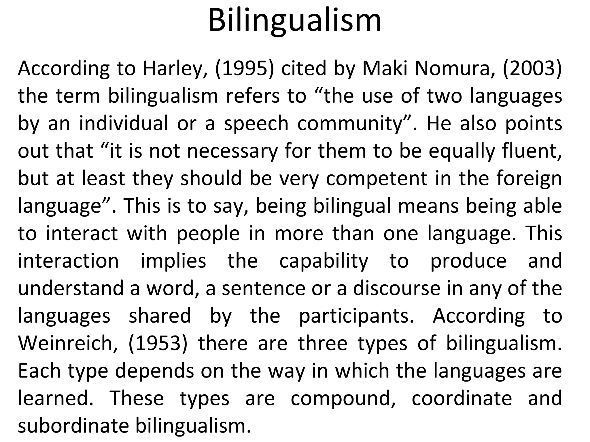 Sample of construct bilingualism | PPT