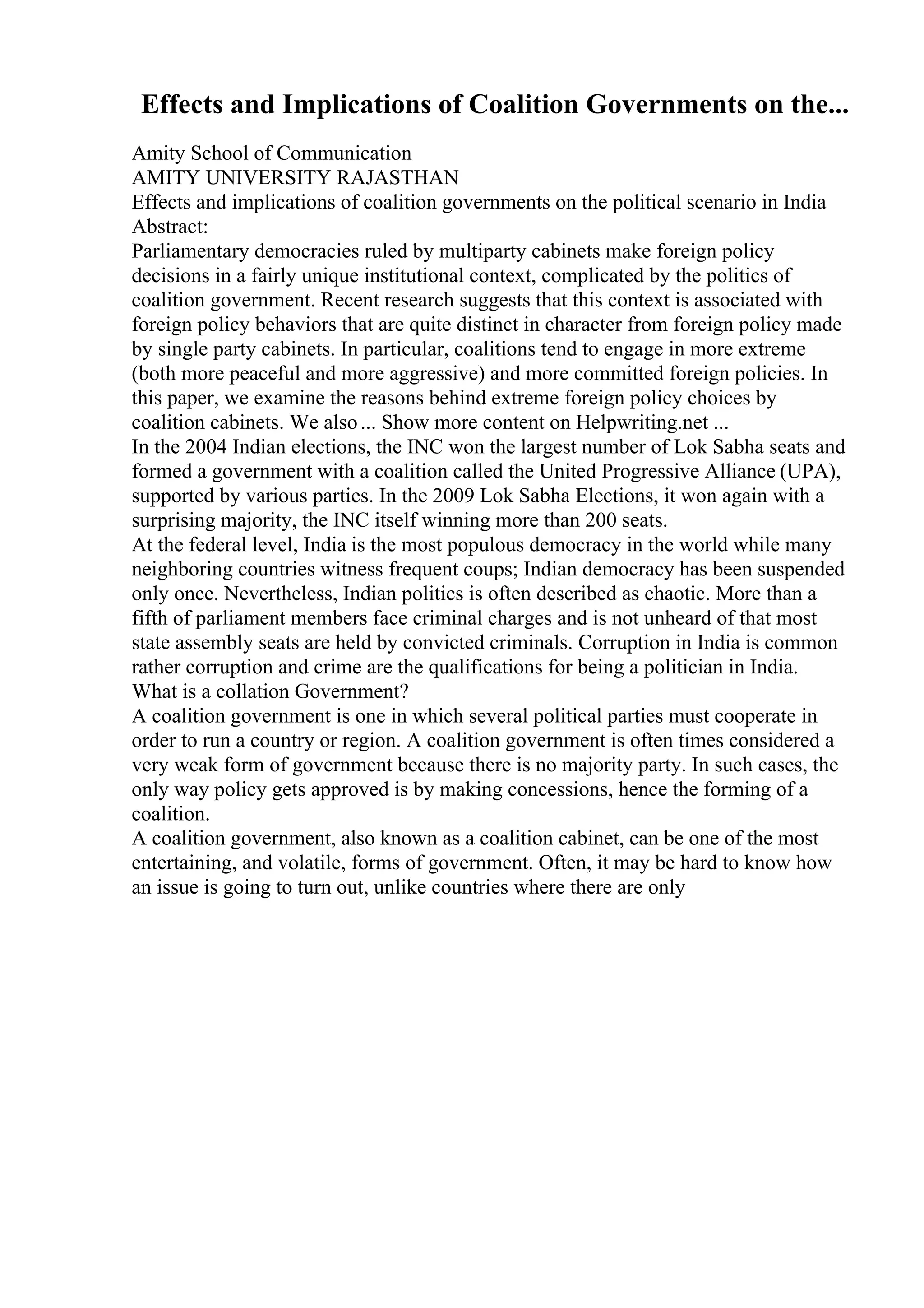 Sample Of Descriptive Essay | PDF