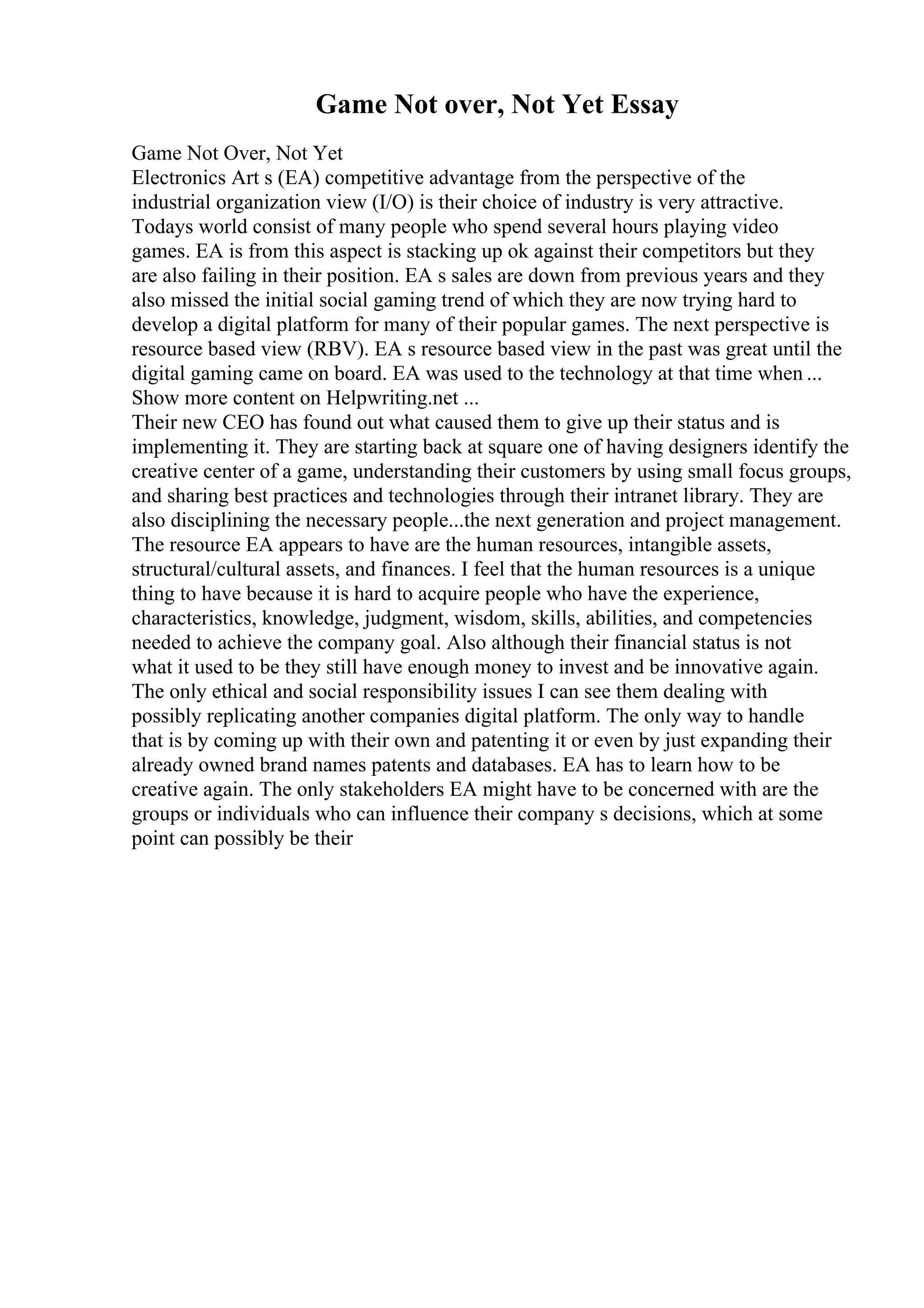 Sample Of Exemplification Essay.pdf