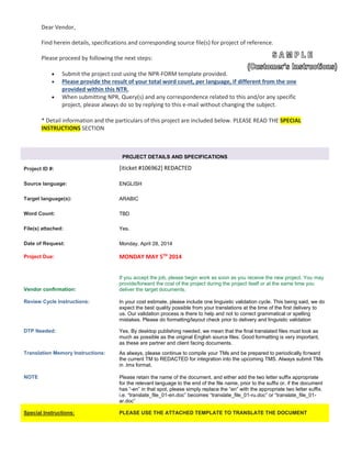 Sample of instructions | DOCX