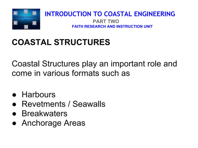 Sample Of Introduction To Coastal Engineering Part Two | PPT
