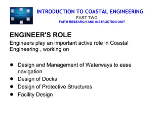 Sample Of Introduction To Coastal Engineering Part Two | PPT