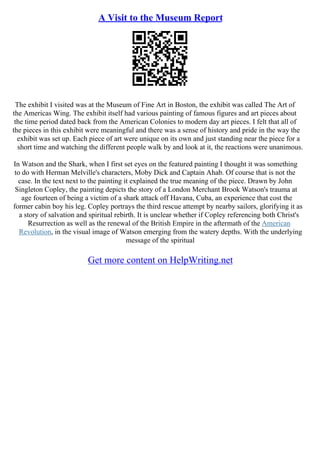 Sample Of Report Essay | PDF