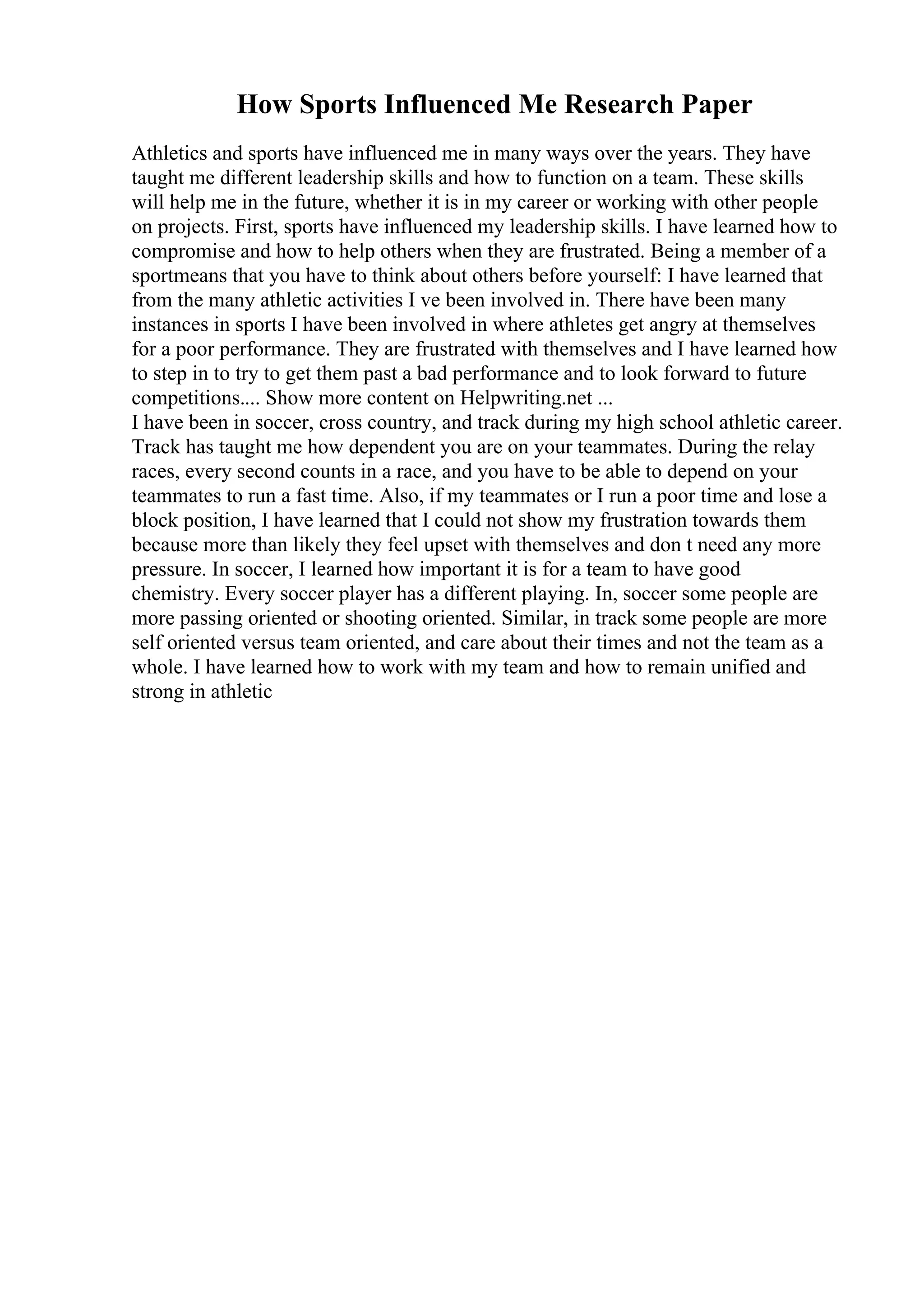 Sample Of Synthesis Essay | PDF