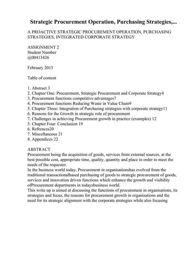 Sample Of Synthesis Essay | PDF