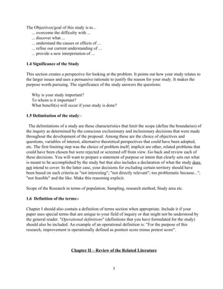 Detailed outline of Research Proposal | PDF