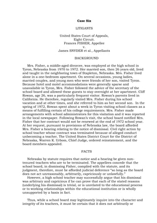 Sample Of Writing Court Cases | DOC