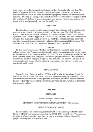 Sample Of Writing Court Cases | DOC