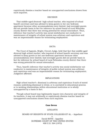 Sample Of Writing Court Cases | DOC