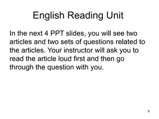 Sample online english lesson (for student r1) | PPT