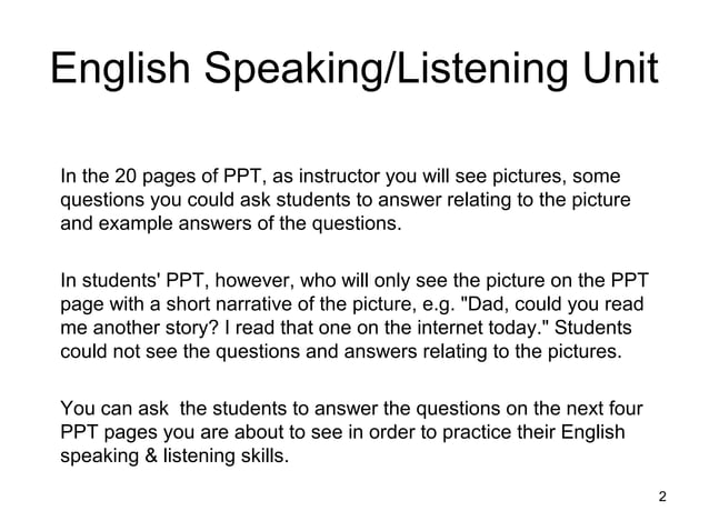 Sample online english lesson (for teacher r1) | PPT