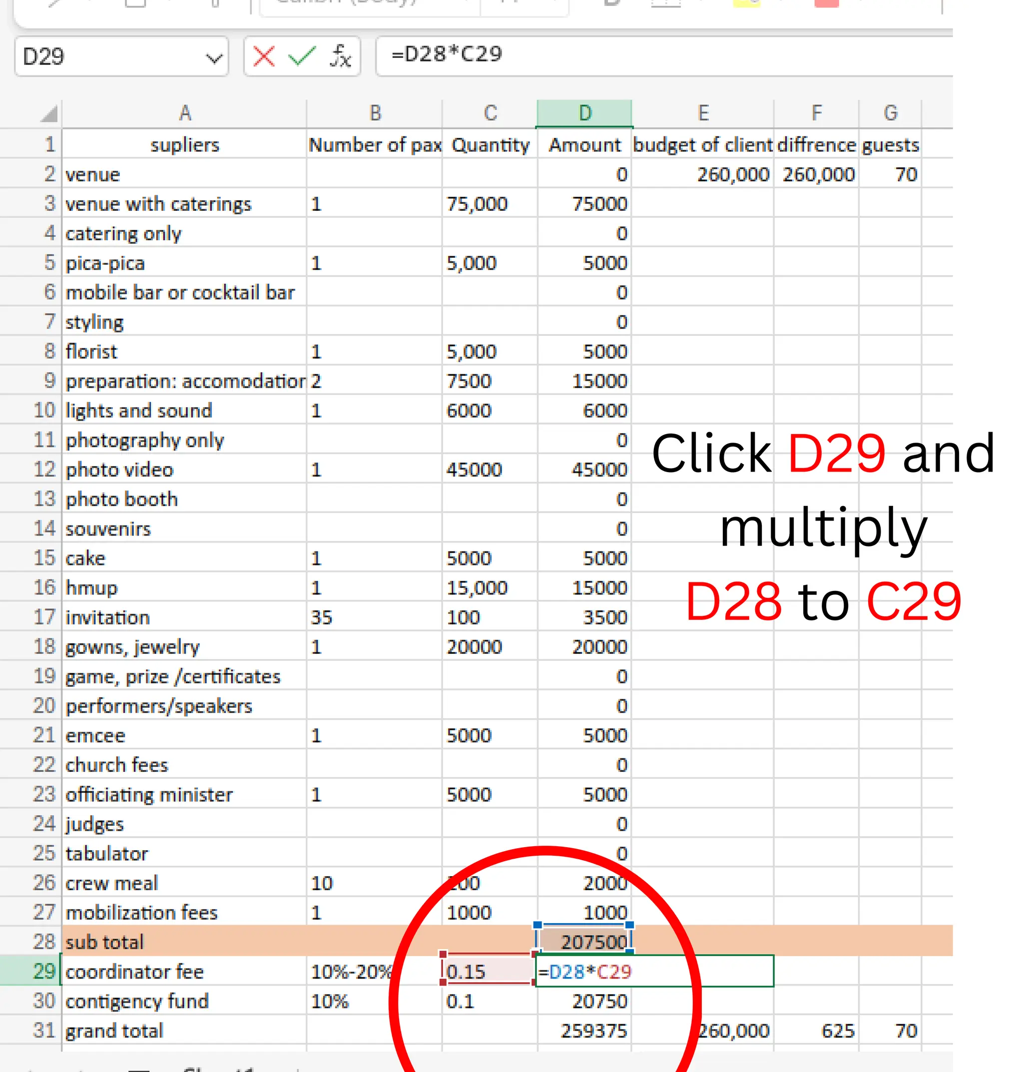 SAMPLE EXEL FORMULA........ CASSABDRA GRACE | PDF